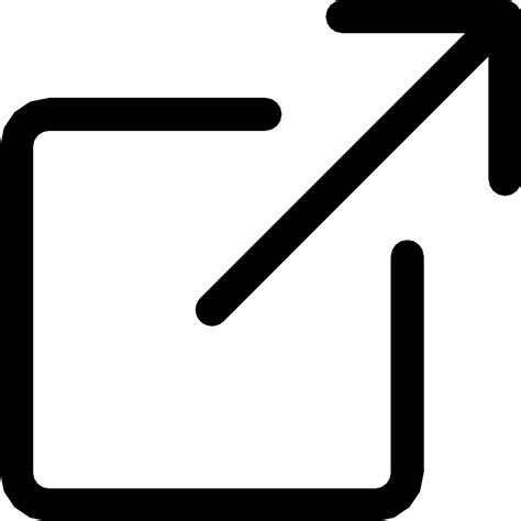 Box Arrow Up Right Vector SVG Icon SVG Repo