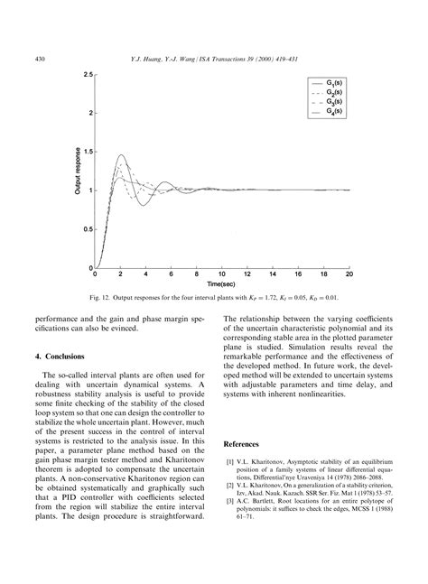 Robust Pid Tuning Strategy For Uncertain Plants Based On The Kharitonov