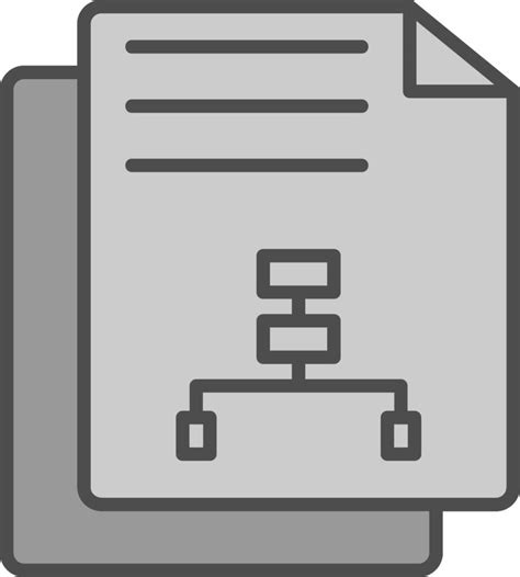 Document Line Filled Greyscale Icon Design 43697749 Vector Art At Vecteezy
