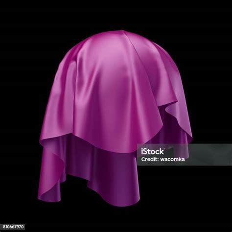 3d 렌더링 디지털 일러스트 레이 션 추상 피복 비행 떨어지는 폭등 직물 휘장 보라색 실크 커튼 구형 직물 덮개 검은색에 고립 된 공개 걸친 의상에 대한 스톡 사진 및 기타
