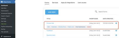 All You Need To Know About Wordpress Form Submissions Ninja Forms