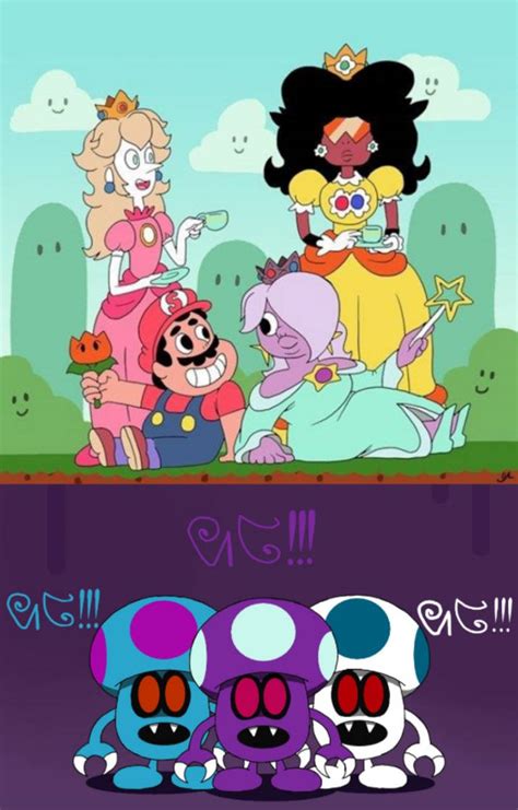 The Shroobs Aliens Steven Universe Custom Mario By Marouillat33 On
