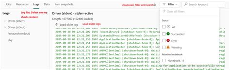 Apache Spark Application Detail Monitoring Microsoft Fabric