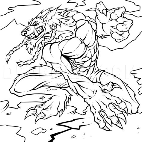 Warcraft World Drawings Coloring Pages Elf Sylvanas Drawing Windrunner
