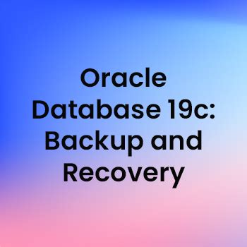 Oracle Database C Backup And Recovery Ert