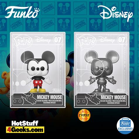 2023 New Mickey Mouse Die Cast W Silver Chase Funko Pop