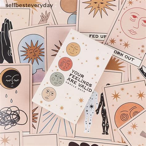 Seth Your Feelings Are Valid Oracle Deck 2nd Edition สุขภาพจิต Oracle Mood Deck Tarot Oracle