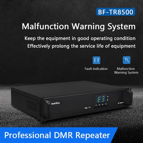 Uhf Vhf Band Signal Booster 50w High Power Dmr Mobile Radio Repeater With Lcd Display Dmr