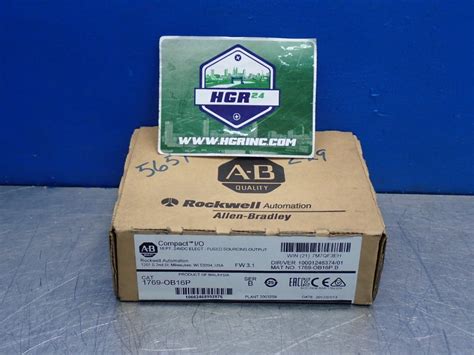 Used Allen Bradley Compactlogix Io Output Module Hgr24