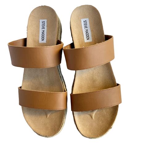 Steve Madden New Jaime Espadrille Platform Sandals Si Gem