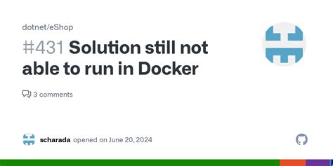Solution Still Not Able To Run In Docker · Issue 431 · Dotneteshop · Github