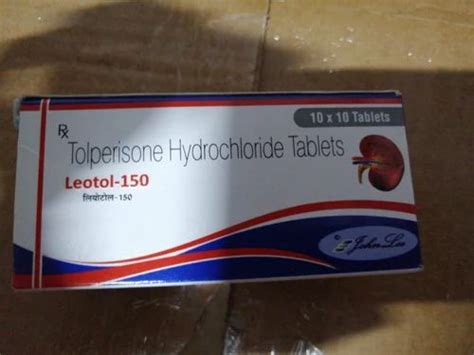 Leotol 150 Mg Tolperisone Hcl Tablet 1x10 Non Prescription At Rs 210 Stripe In New Delhi