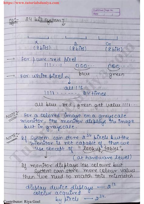 Computer Graphics Notes Tutorials Duniya Pdf