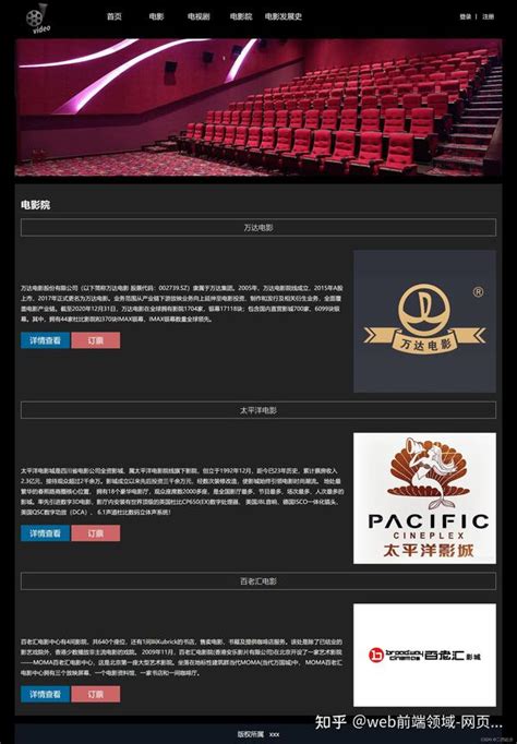 用divcss技术设计的个人电影网站（web前端网页制作课作业）电影网页介绍8页 带报告3900字 知乎