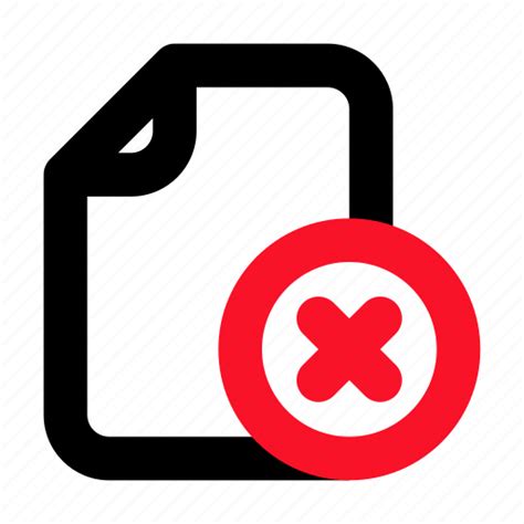 Remove File Void Mistake Incomplete Icon Download On Iconfinder