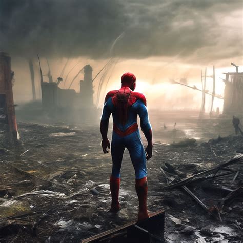 «Человек паук — картинка создана в Шедевруме