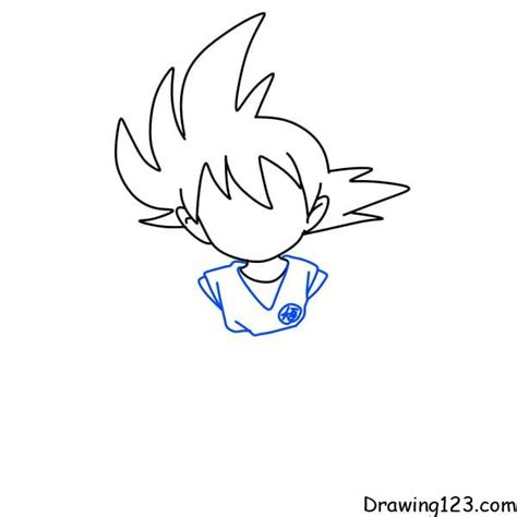How To Draw Young Goku Step By Step
