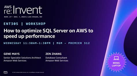 tamara dull on linkedin aws sqlserver awsreinvent2023 microsoftonaws databaseperformance