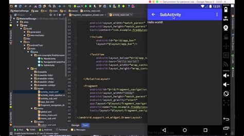 Android Studio Tutorial Navigation Drawer YouTube
