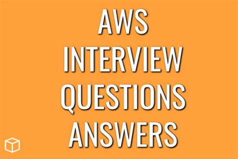 50 Aws Interview Questions And Answers For Getting A Job Programming Cube