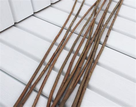 Long Willow Sticks Wood Branches For Crafts Etsy
