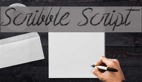 Scribble Script Font
