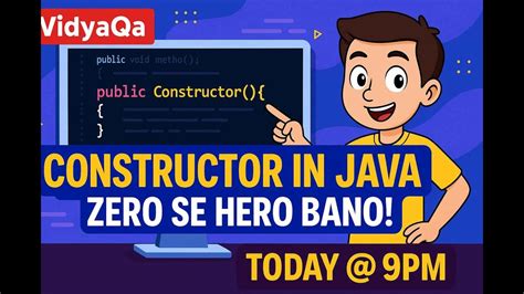 Live Constructor Special Class Java Oop Basics Hindi Mein 🤓 Part 2 Java Vidyaqa Viral