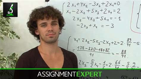 Gauss Elimination Method Example YouTube