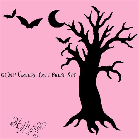 Creepy Tree Brush Set For GIMP By Strawberrybunny On DeviantArt