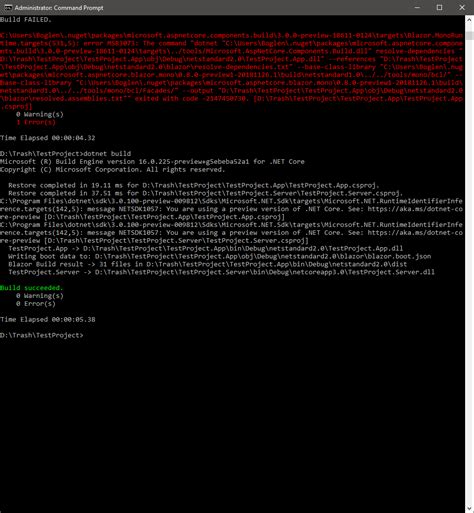 Error Compiling Razor Components Project From Templates · Issue 4967