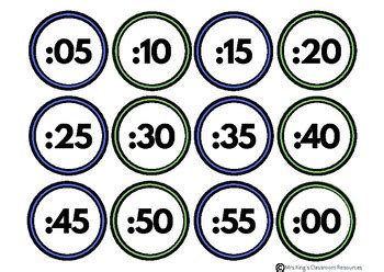 Clock Numbers By Mrs King S Classroom Resources TPT