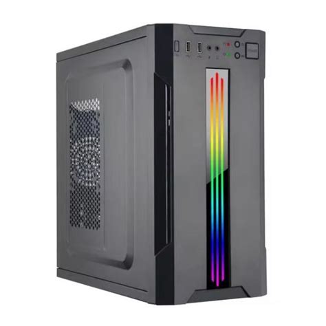 Gabinete Kit Gamer C Fuente 600w Rgb Teclado Mouse Y Parlantes Aurus