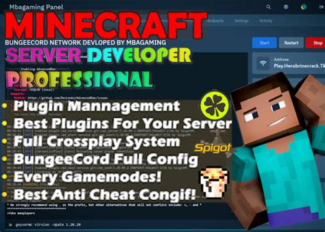 Develop A Minecraft Server And Bungee Network For You By Mbagaming Fiverr