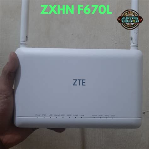 Jual Wifi Router Ont Zte Zxhn F L Support Dual Band G Di Seller Kingyo Cengkareng Timur