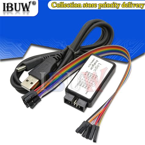 1PCS 1 Set USB Logic SCM 24MHz 8 Channel 24M Seconds Logic Analyzer Debugger For ARM FPGA Logic