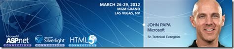Awesome March 2012 Lineup For The Aspnet And Html5 Devconnections