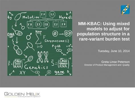 Pptx Mm Kbac Using Mixed Models To Adjust For Population Structure