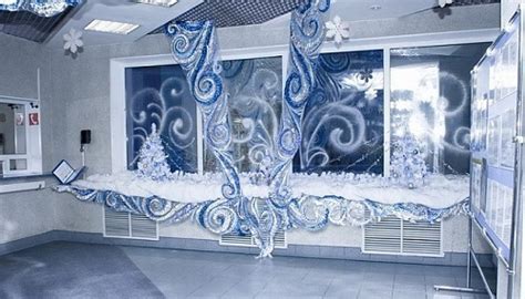 Украсить офис к новому году своими руками