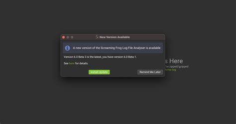 Screaming Frog Log File Analyser Update Version Screaming Frog