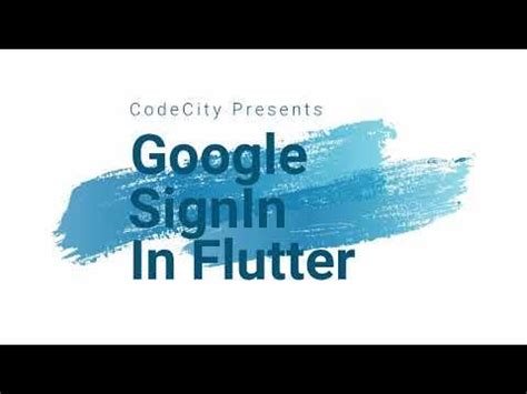 Google Signin In Flutter Flutter App Development App Development Companies