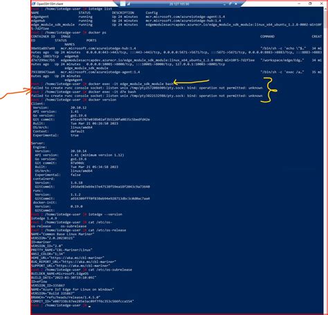 Unable To Navigate Into Inside Container On Eflow Machine · Issue 251