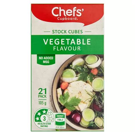 Vegetable Flavour Stock Cubes 21 Pack 105g