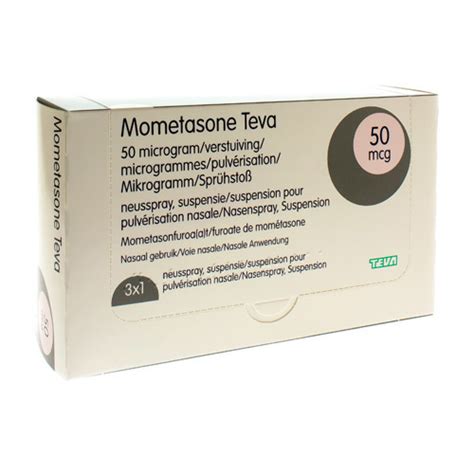 Mometasone Teva 50mcg Neusspray 3 X 140 Apotheek Puttemans