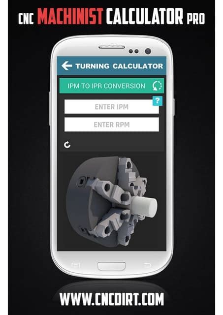 Cnc Machinist Calculator Pro Center Drill Dimensions Pdf