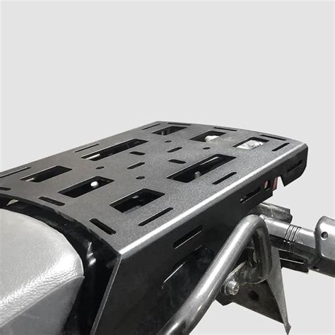 Suzuki Dr650 Rear Cargo Support Shelf Luggage Rack Silver Saddlebag Support Racks Fit For 2025