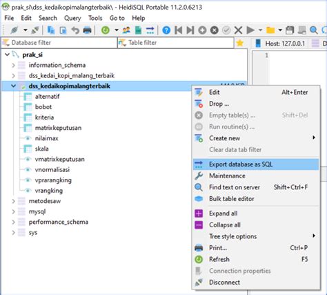 Cara Ekspor Dan Import Database Laragon