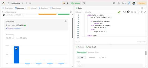 100daysofcode 100daysofcode Day12 Leetcode Python Binarysearch Cleancode Problemsolving
