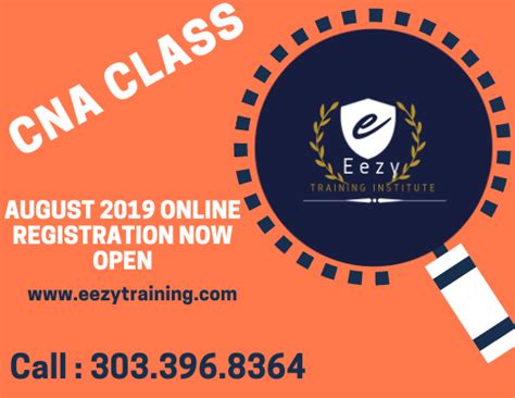 Eezy Training Institute August 2019 Online Registration Now Open