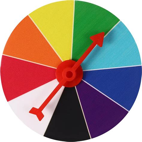 Bestonzon Glücksrad Spielzeug Glücksradspiel Diy Farbe Rad
