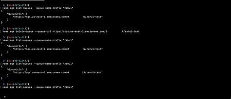 Manage Aws Sqs Queues Using Aws Cli